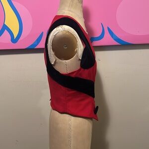 Jackets & Coats | Moschino Red Wool Question Mark Vest | Poshmark